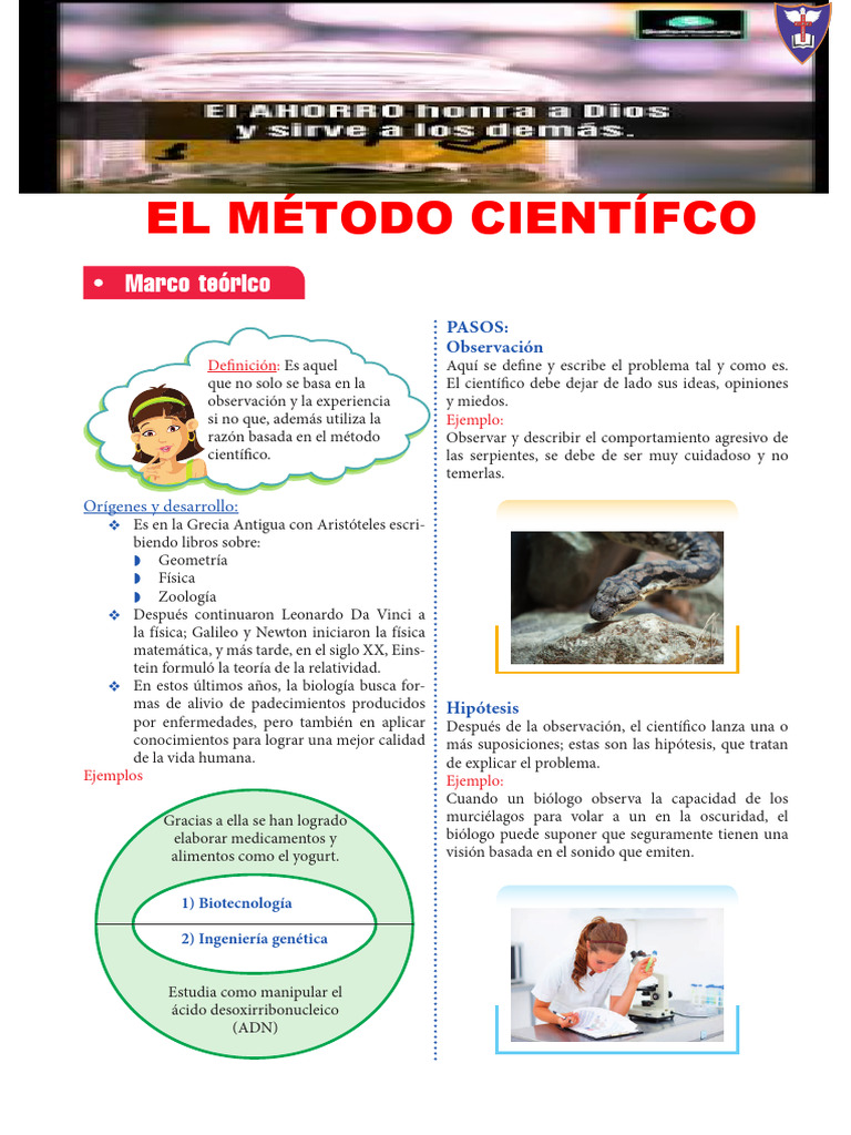 TRABAJO - El Método Científico | PDF | Clonación | Science