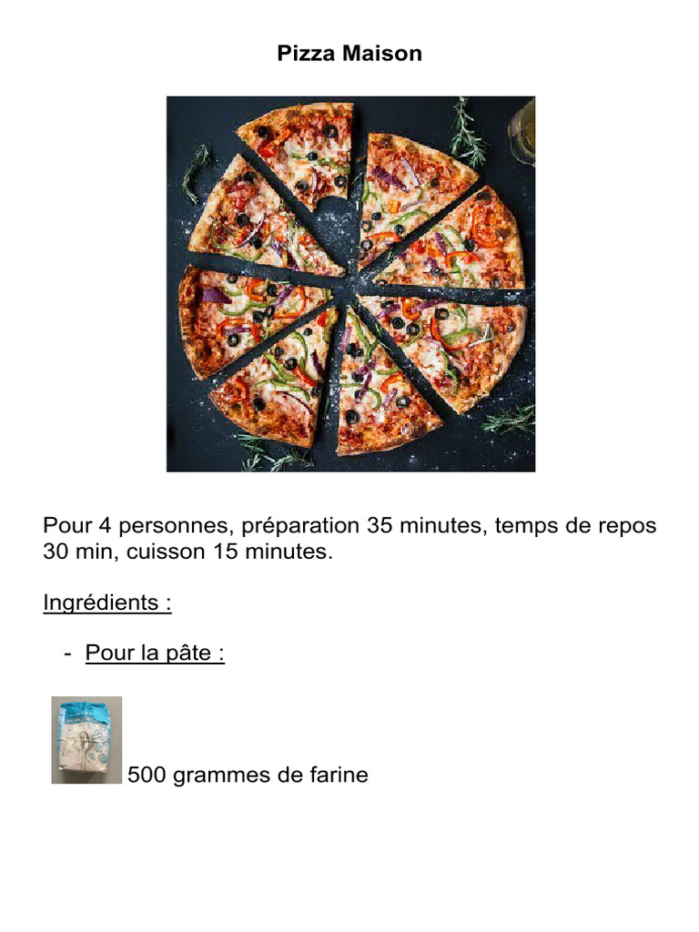 Pizza de La Maison | PDF