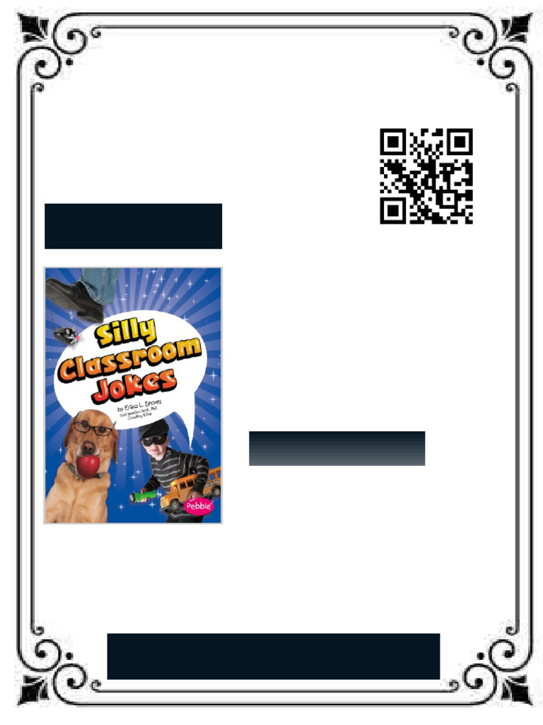Silly Classroom Jokes Pebble Books Joke Books Library Erika L Shores ...
