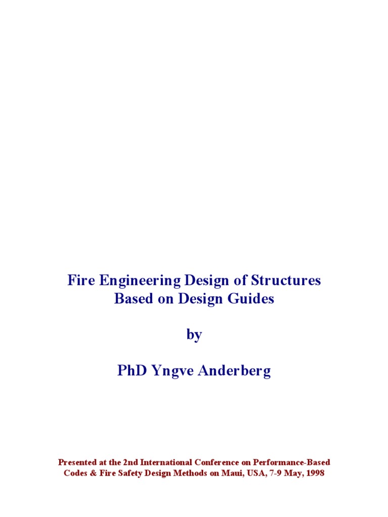 Fire Engineering Design | Download Free PDF | Strength Of Materials ...