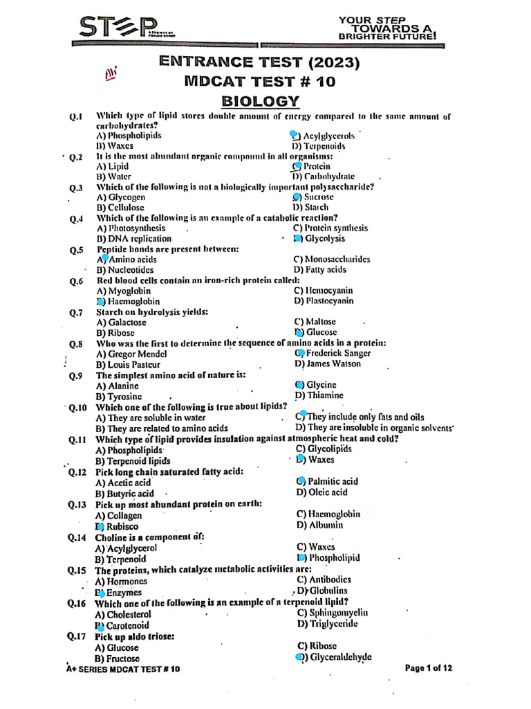 Cts 10 Step 2023 - Key | PDF