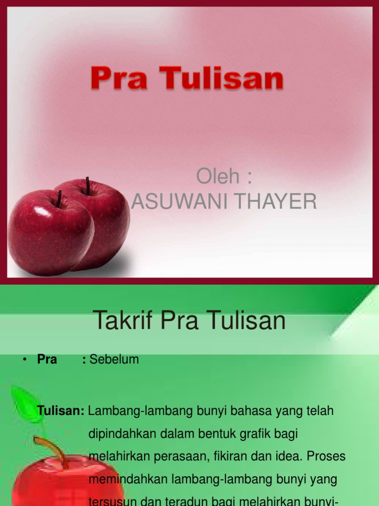 Pra Tulisan | PDF