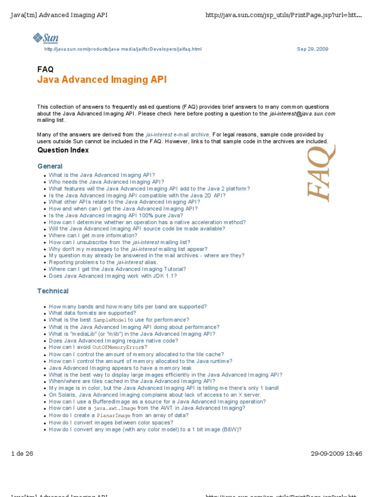 Java Advanced Imaging Api Pdf Java Programming Language Computer Data Storage 4833