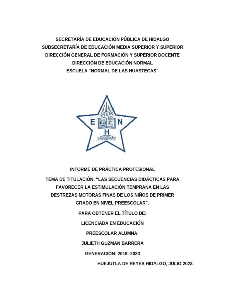 Lepree Julieth Guzman Barrera2023 | PDF | Enseñando | Plan de estudios