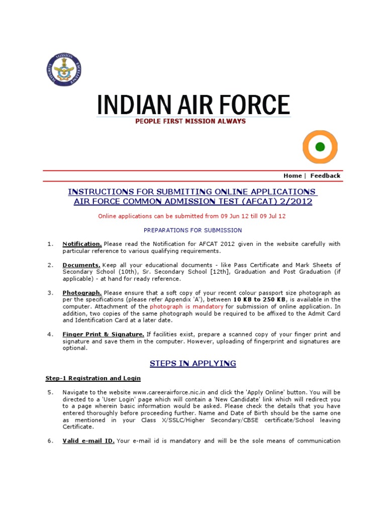 Afcat | PDF | Identity Document | Fingerprint