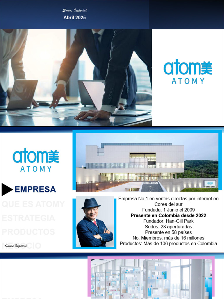 Presentación Atomy Plan de Compesaciones | PDF | Los consumidores ...