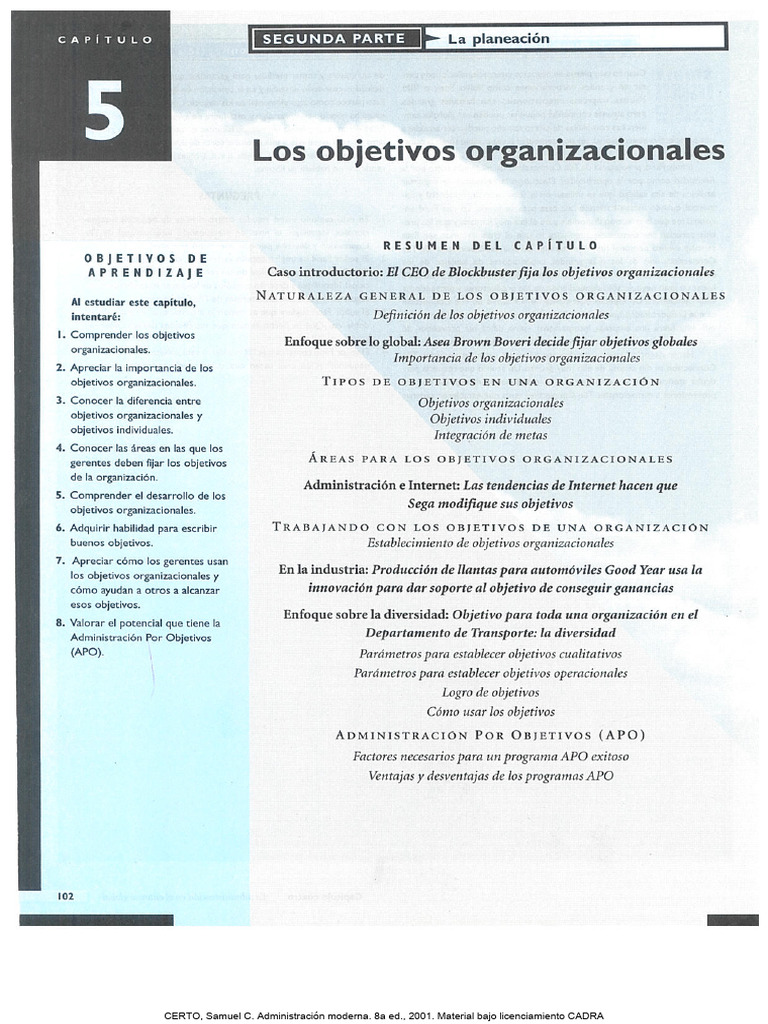CERTO Samuel-C-Administracion Moderna - CAP 5 | PDF