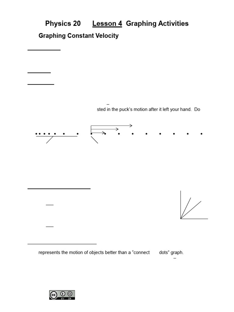 L04 Graphing Motion | PDF | Speed | Velocity