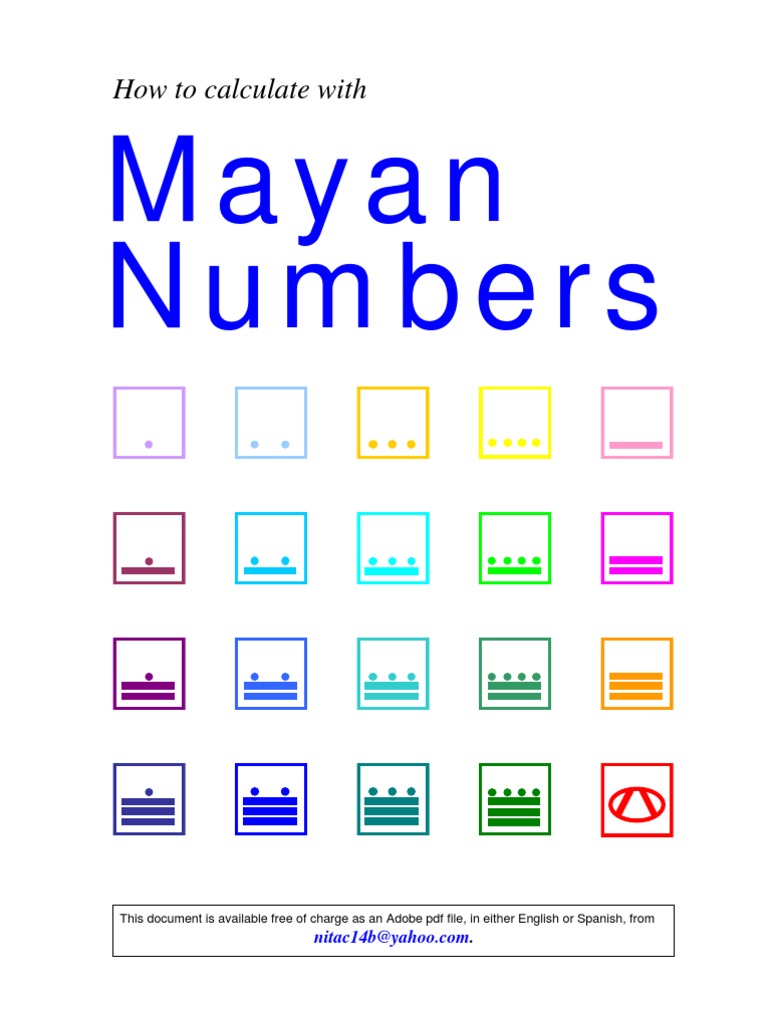 English Mayan Math | PDF