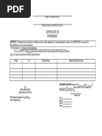 Form 60 for BH Registration Sample | PDF