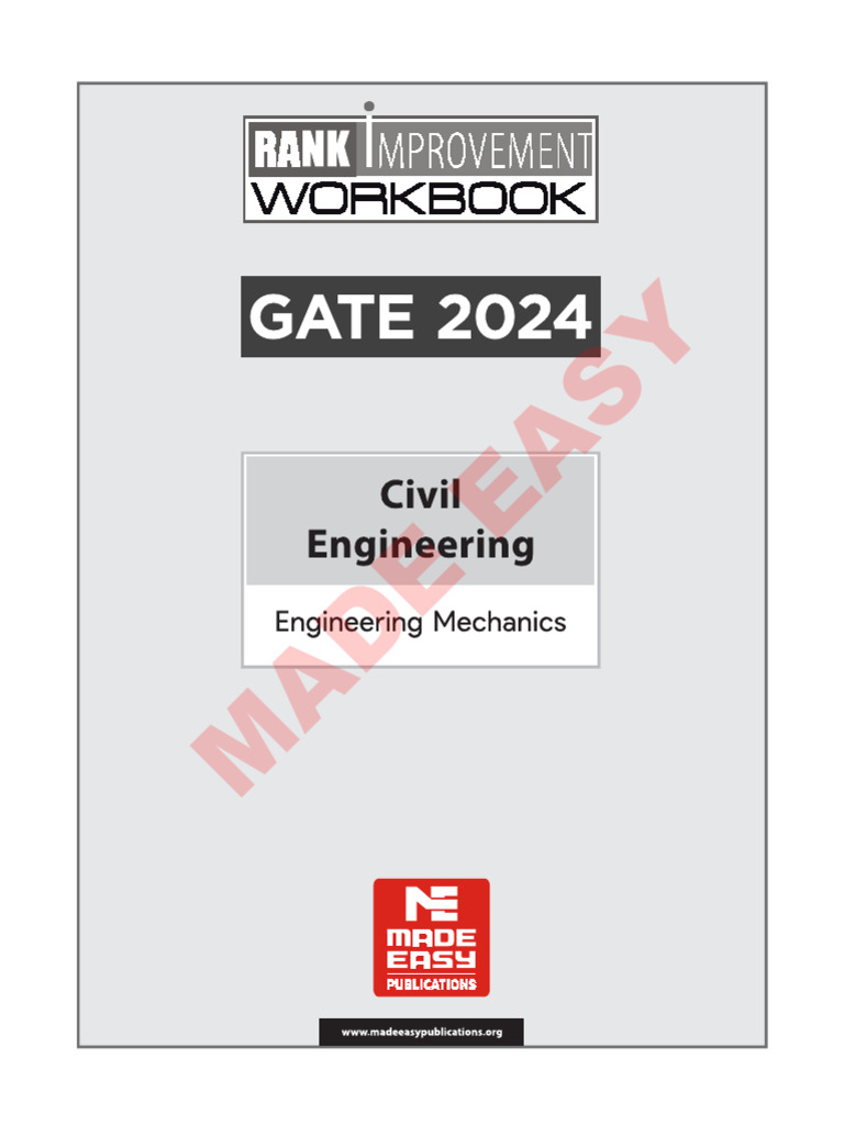 GATE Civil Engineering - Engineering Mechanics Complete Study Notes and ...