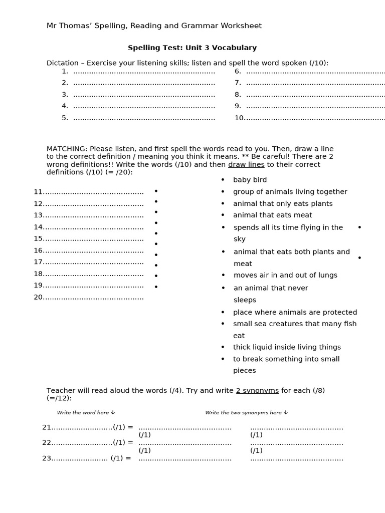 Unit 3 RSG | PDF | Wright Brothers | Zoology