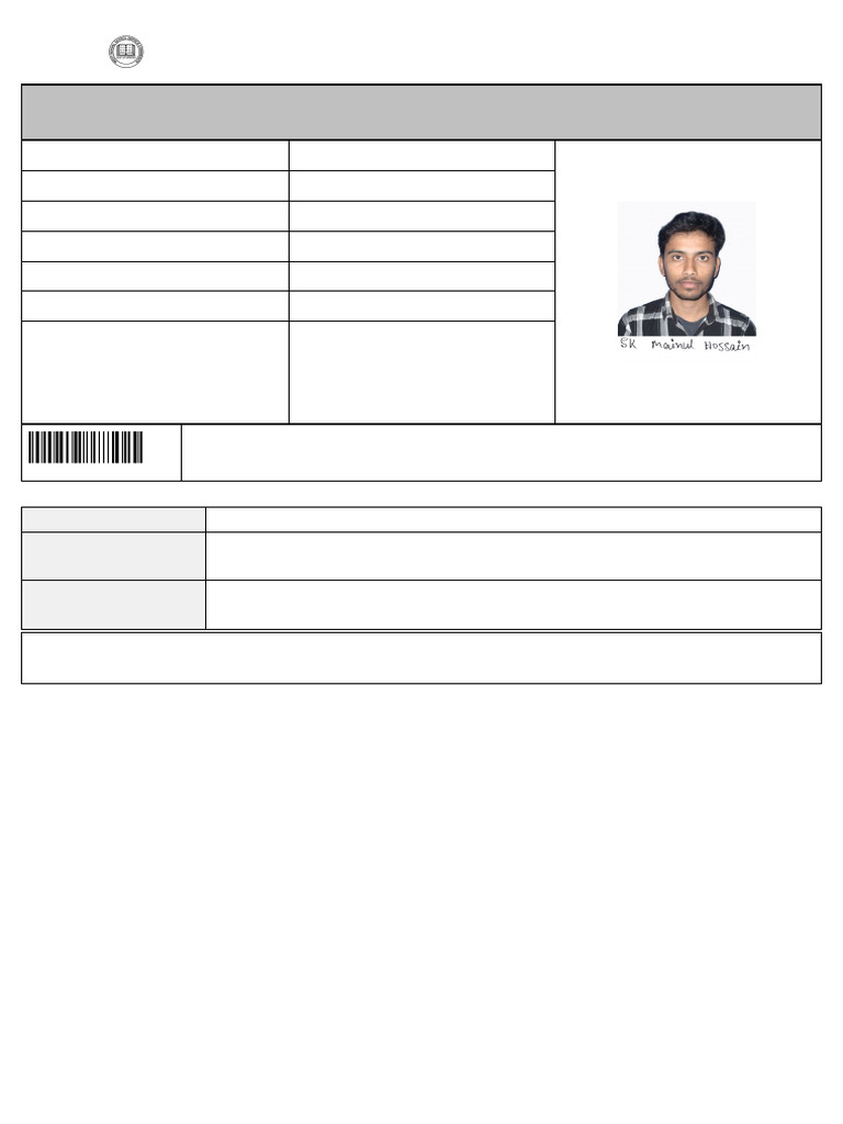 AdmitCard 12252400538000 20260215 082710 | PDF