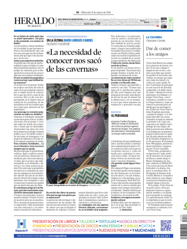 David Lorenzo Cardiel: "La necesidad de conocer nos sacó de las ...