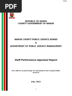 PSC Appraisal Form 37A for Job Group J | PDF | Performance Appraisal ...