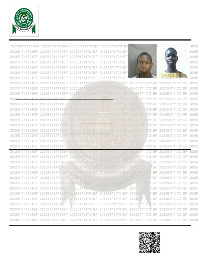 Osariemen Victory Osawaru Result Slip (1) | PDF