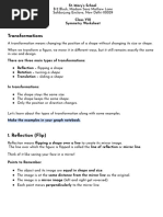 Geometry Transformations Lesson Plan | PDF | Shape | Geometry