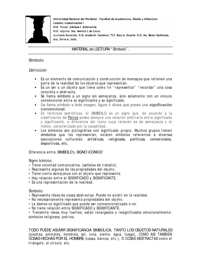 Material de Lectura SIMBOLO | PDF | Los símbolos | Science