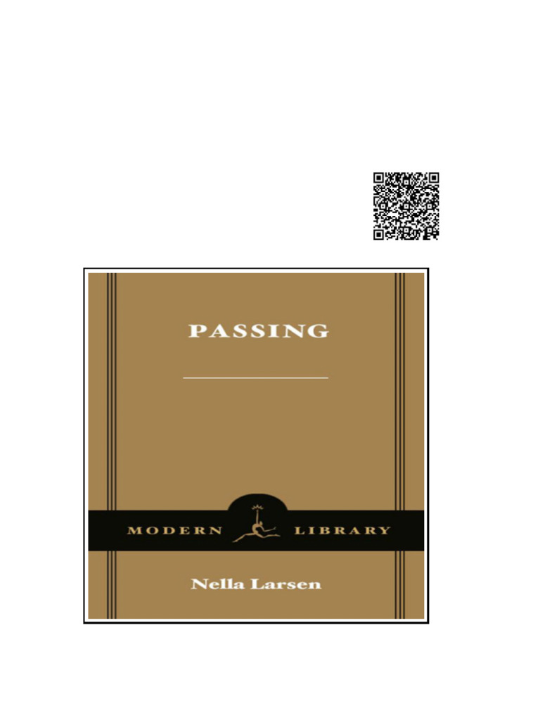 Passing Nella Larsen Passing | PDF