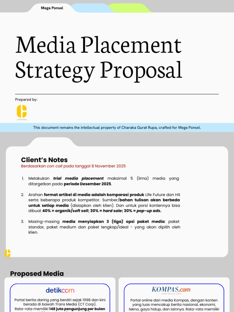 (LIFE FUTURE) Media Placement Strategy Proposal - Nov 2025 | PDF ...