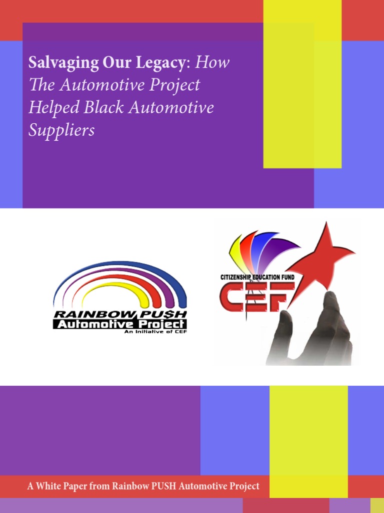 How The Automotive Project Helped Black Automotive Suppliers | PDF ...