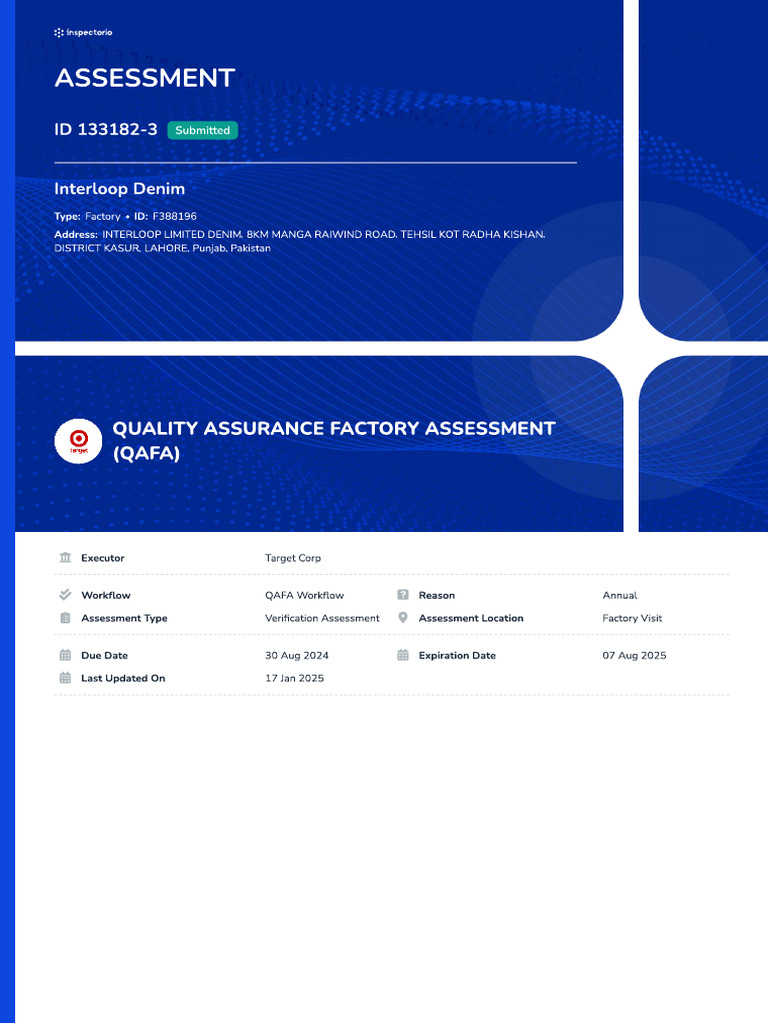 F_ID9_Quality Assurance Factory Assessment (QAFA) _133182_Ver_30082024 ...