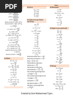 Physics ATAR Y11 Formulae and Data Sheet | PDF | Electronvolt | Neutron
