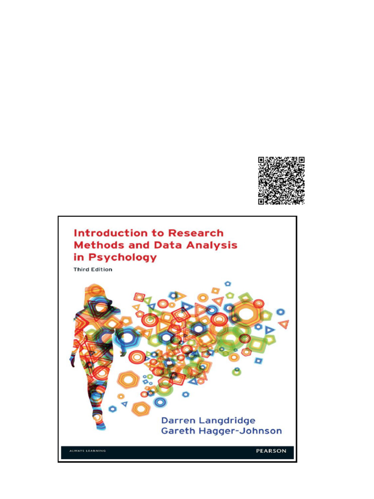 Introduction to Research Methods and Data Analysis in Psychology Third ...
