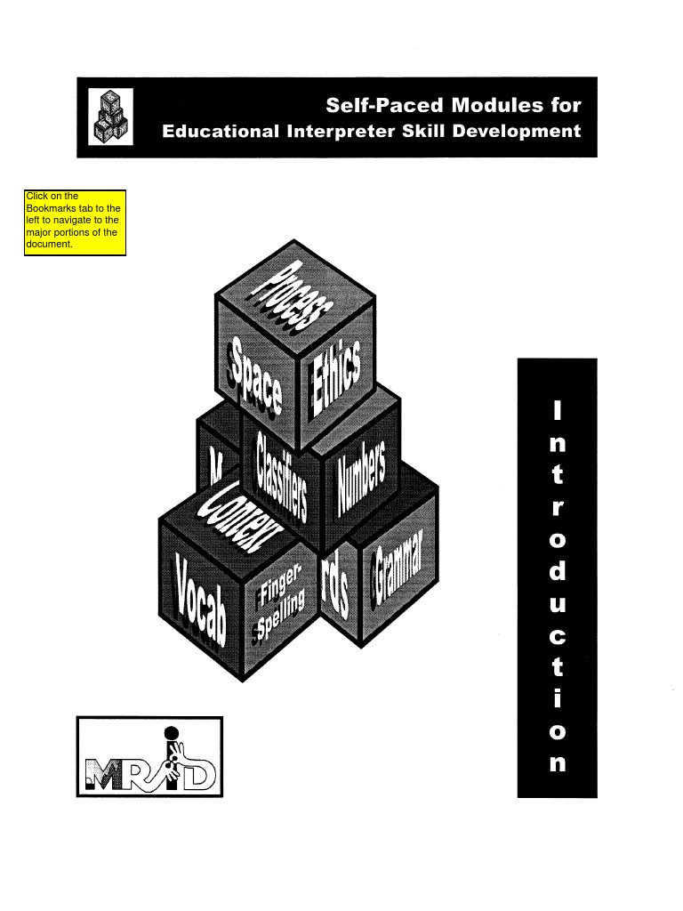 MRID Self-Paced Modules - Introduction | Download Free PDF | Language ...
