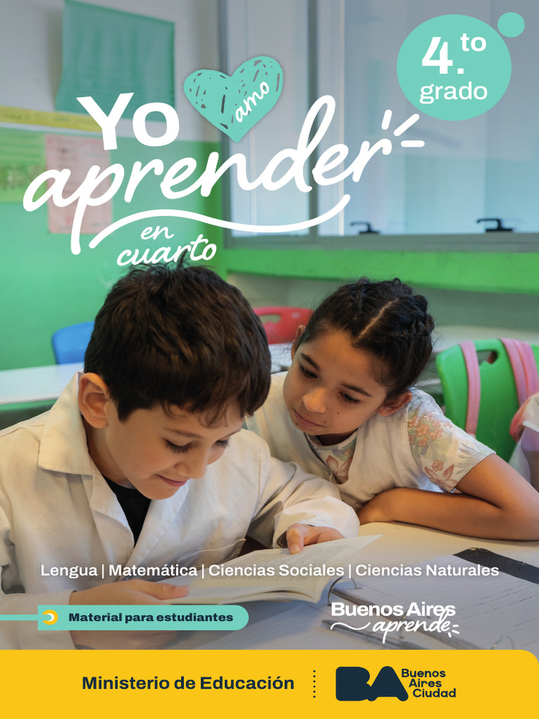 Yo Amo Aprender 4 Cuarto Grado MATEMATICA | PDF | Sustracción | Números