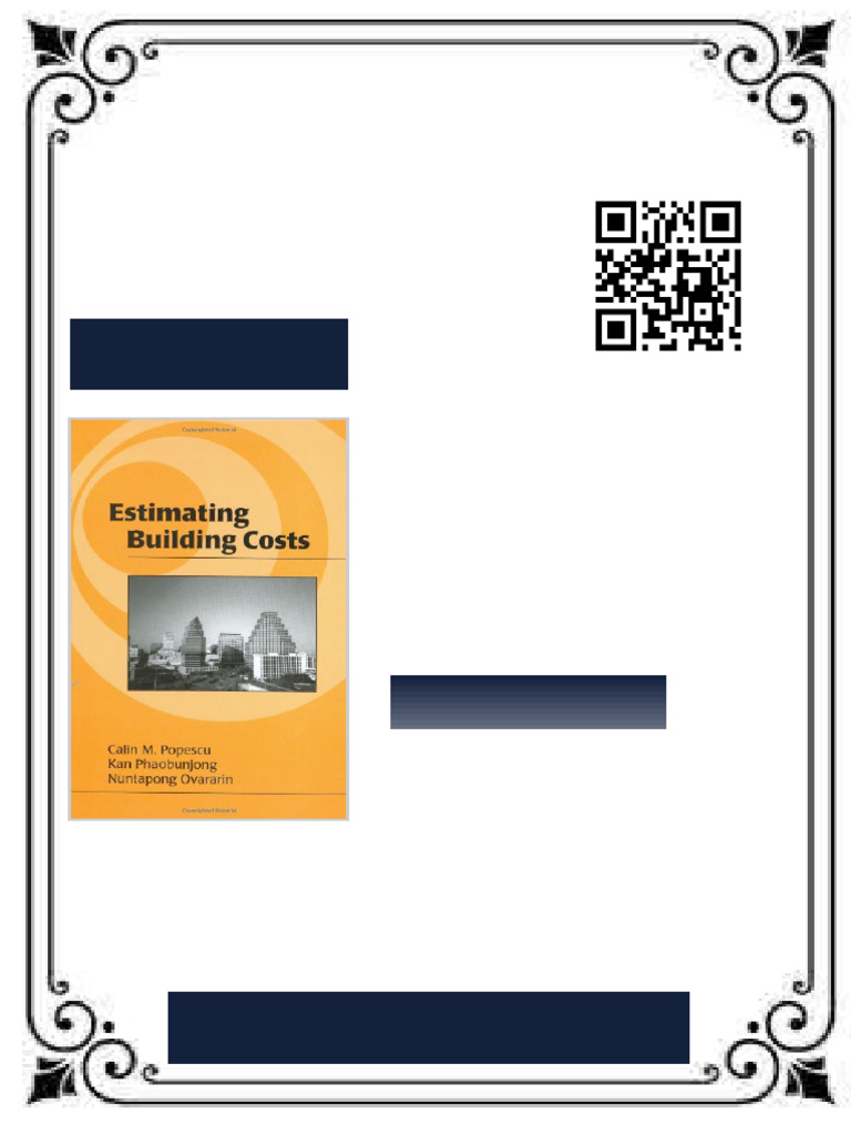 Estimating Building Costs Calin M. Popescu ebook testbank solutions ...