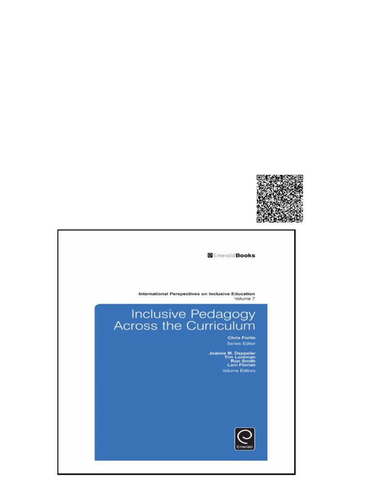 Inclusive Pedagogy Across the Curriculum Chris Forlin Joanne M ...