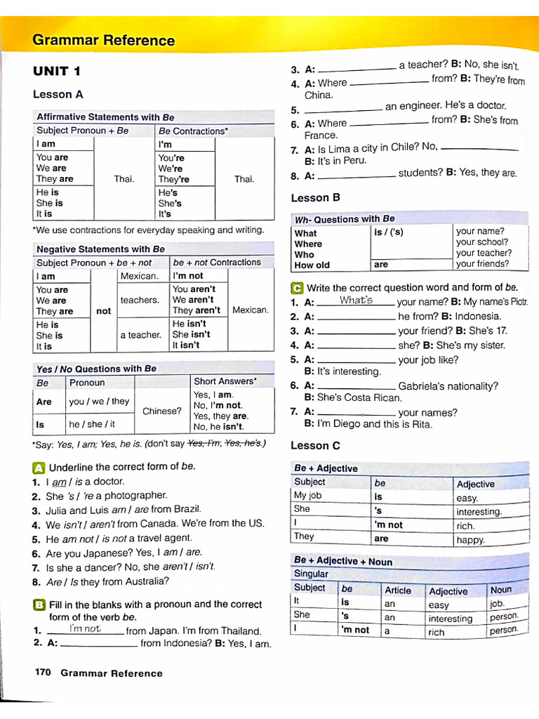 Grammar Reference | PDF