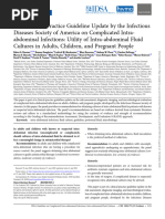IDSA 2024 Guidelines on Intra-abdominal Infections | PDF | Medical ...