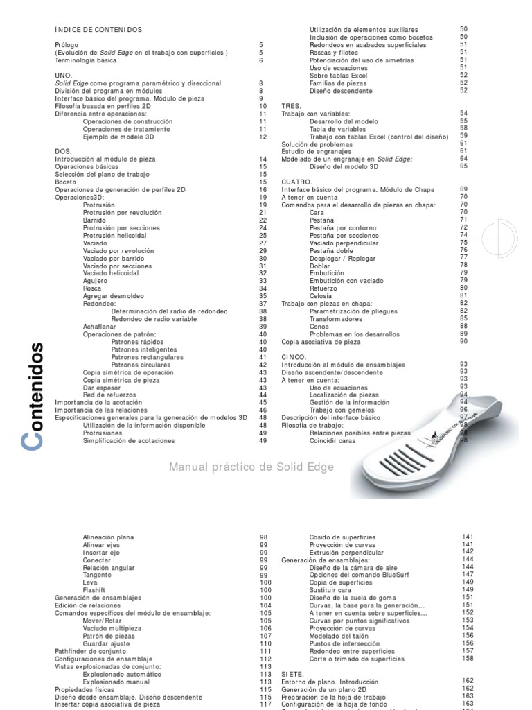 Manual Practico de Solid Edge | PDF | Gráficos de computadora 3 D ...
