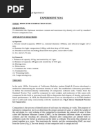 Standard Proctor Compaction Test Report | PDF | Civil Engineering | Soil