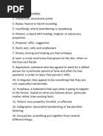 Shakespearean Language Reference Chart | PDF
