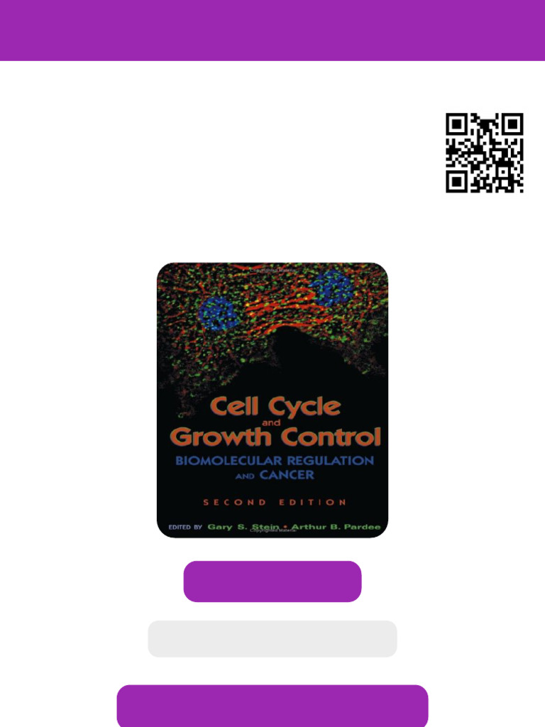 Cell Cycle and Growth Control Biomolecular Regulation and Cancer 2nd ...
