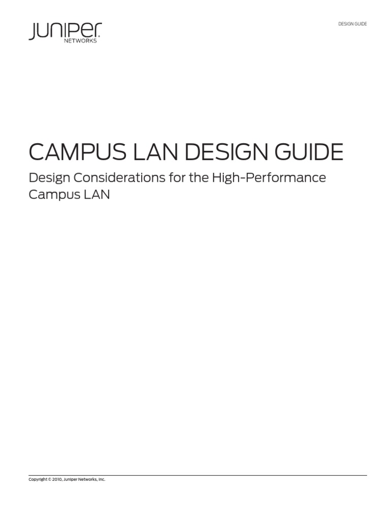Campus Lan Design Guide | PDF