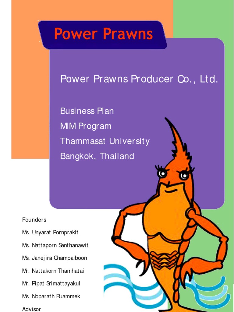 Thailand's Power Prawns Business Plan | PDF | Shrimp | Purchasing Power ...