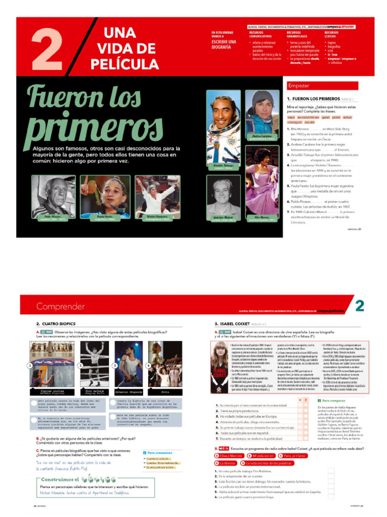 Unidad 2 Aula Internacional Plus 2 | PDF