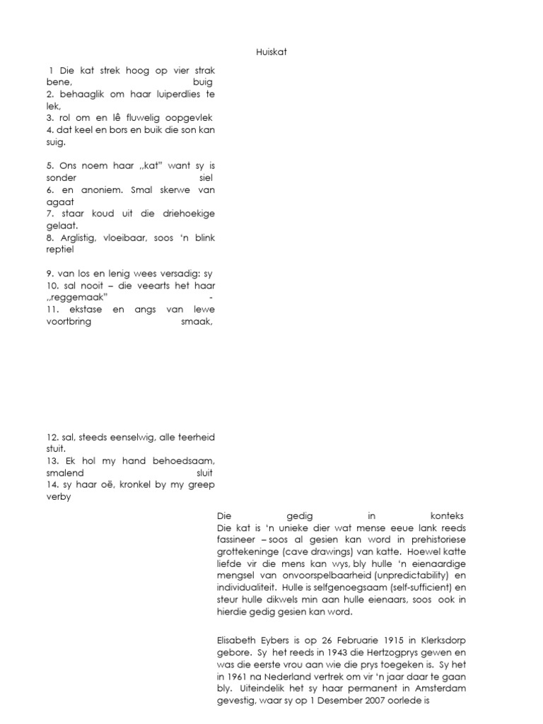 Huiskat | PDF