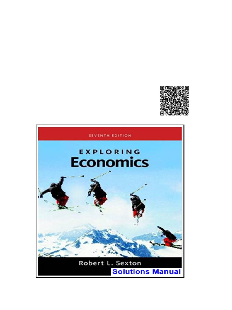 Exploring Economics 7th Edition Sexton Solutions Manual | PDF | Indemnity | Project Gutenberg