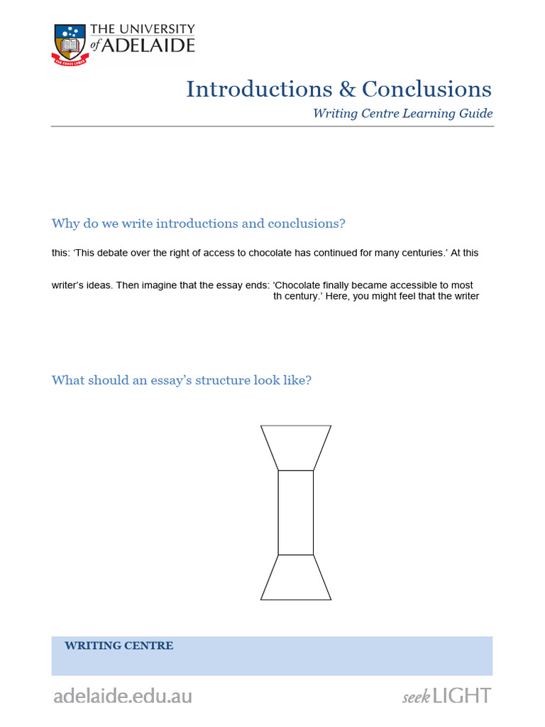 How To Write A Conclusion - MJT | PDF | Essays | Argument