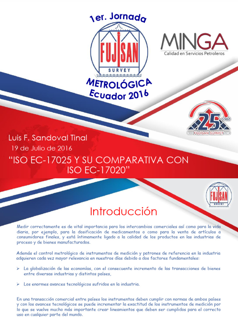 Iso Ec 17025 Vs Iso Ec17020 | PDF | Metrología | Calidad (comercial)