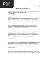 Stephanie's Auto Insurance Scenario | PDF | Insurance | Transport