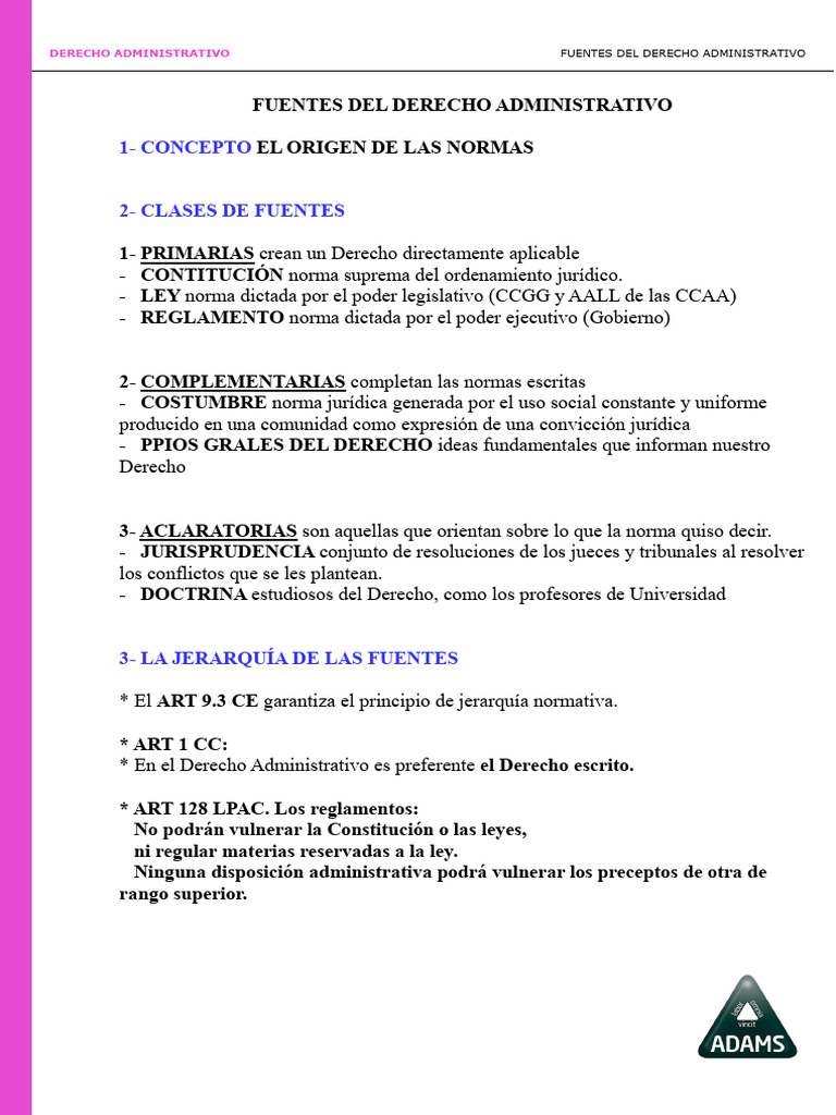 DA Tema1 E1 FuentesDerecho ADVO | PDF