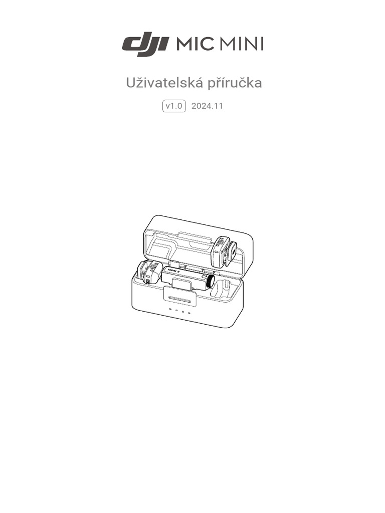 DJI Mic Mini User Manual - CZ | PDF
