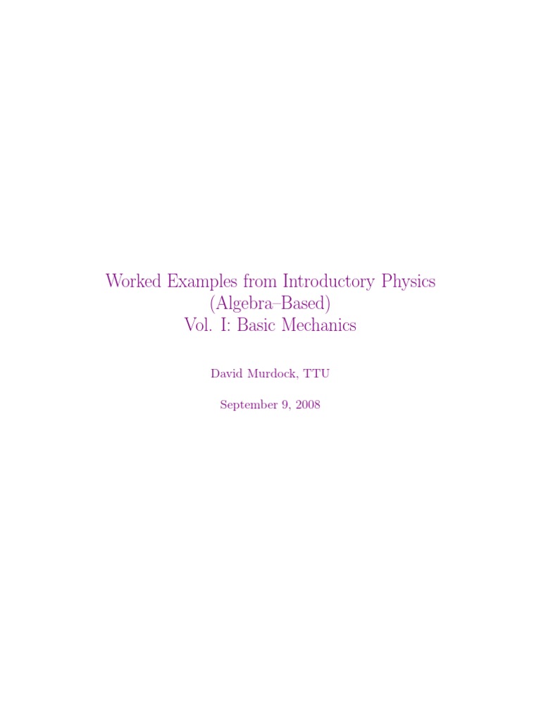 Basic Physics | PDF