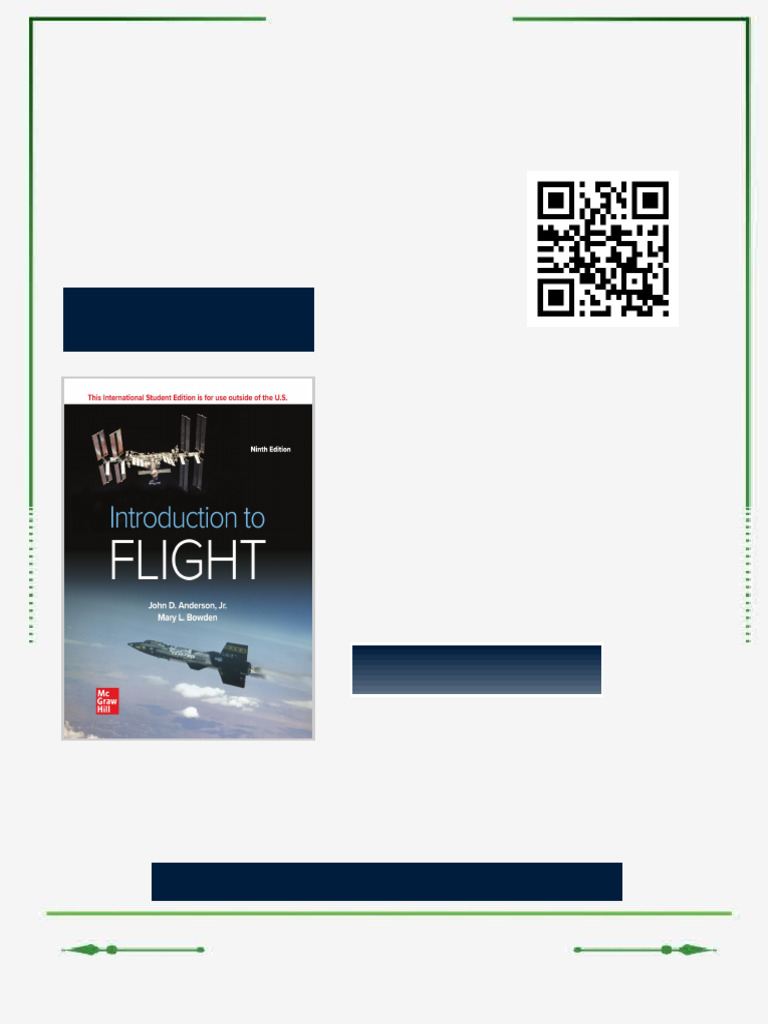 Introduction To Flight, 9e ISE 9th/ISE Edition John D. Anderson Jr ...